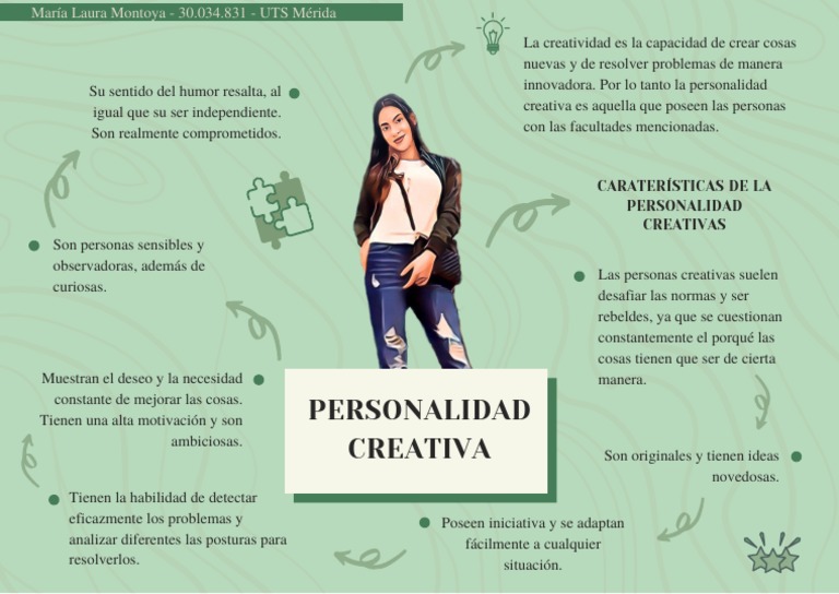 Características de la Personalidad Creativa | PDF