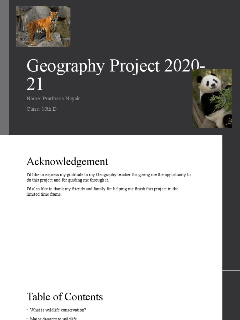Geography Project 2020-21: Name: Prarthana Nayak Class: 10th D | PDF ...