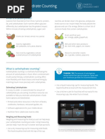 Lcs Diet Handout | PDF | Carbohydrates | Dieting