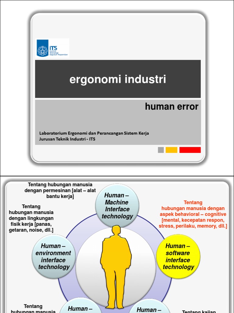 Analisis Human Error dalam Ergonomi Industri | PDF