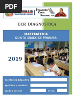 Evaluación Diagnóstica 5to Grado Matemática | PDF