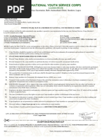 NYSC Request Letter | PDF | Finance & Money Management | Social Science