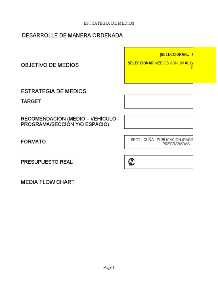 Media Flow Chart | PDF