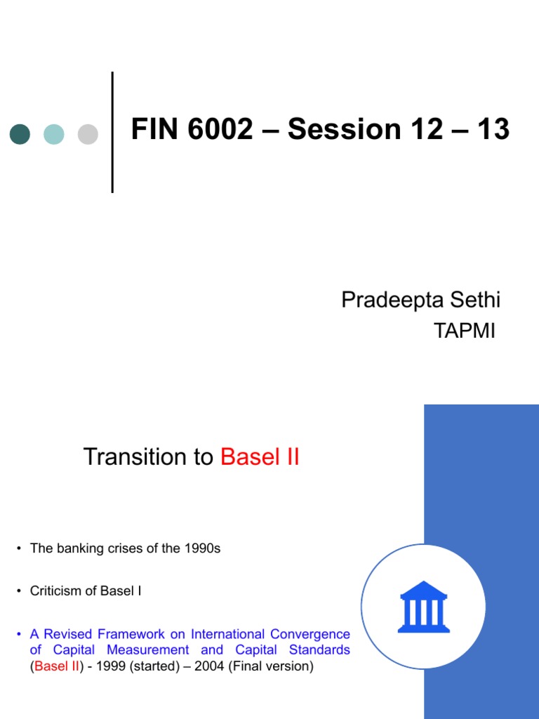 Basel II Credit Risk Framework Overview | PDF | Basel Ii | Capital ...