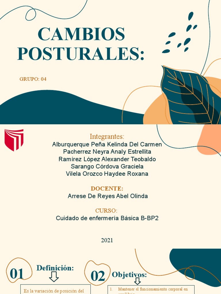 Cambios Posturales - Enfermeria Basica Practica | PDF