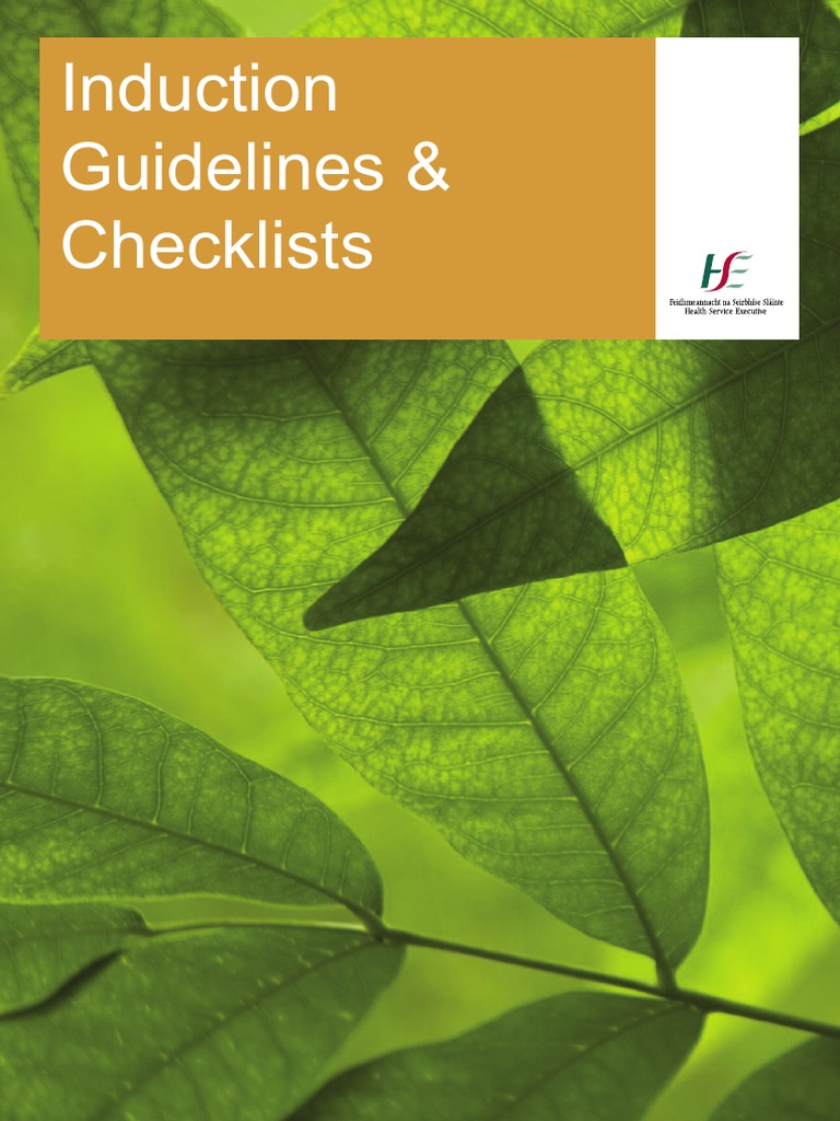 Induction Guidelines and Checklist 20th March 2014 | PDF | Employment ...