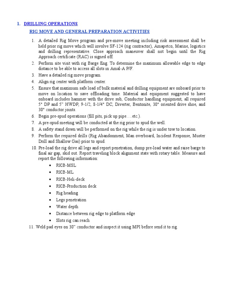 Driven of 30 Inch Conductor Pipe | PDF | Drilling Rig | Casing (Borehole)