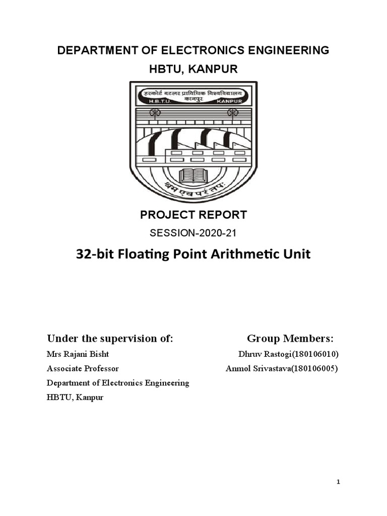 Project Report Vlsi Pdf Field Programmable Gate Array Computer Architecture