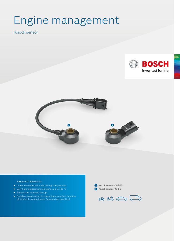 Engine Management: Knock Sensor | PDF | Electrical Engineering | Engines