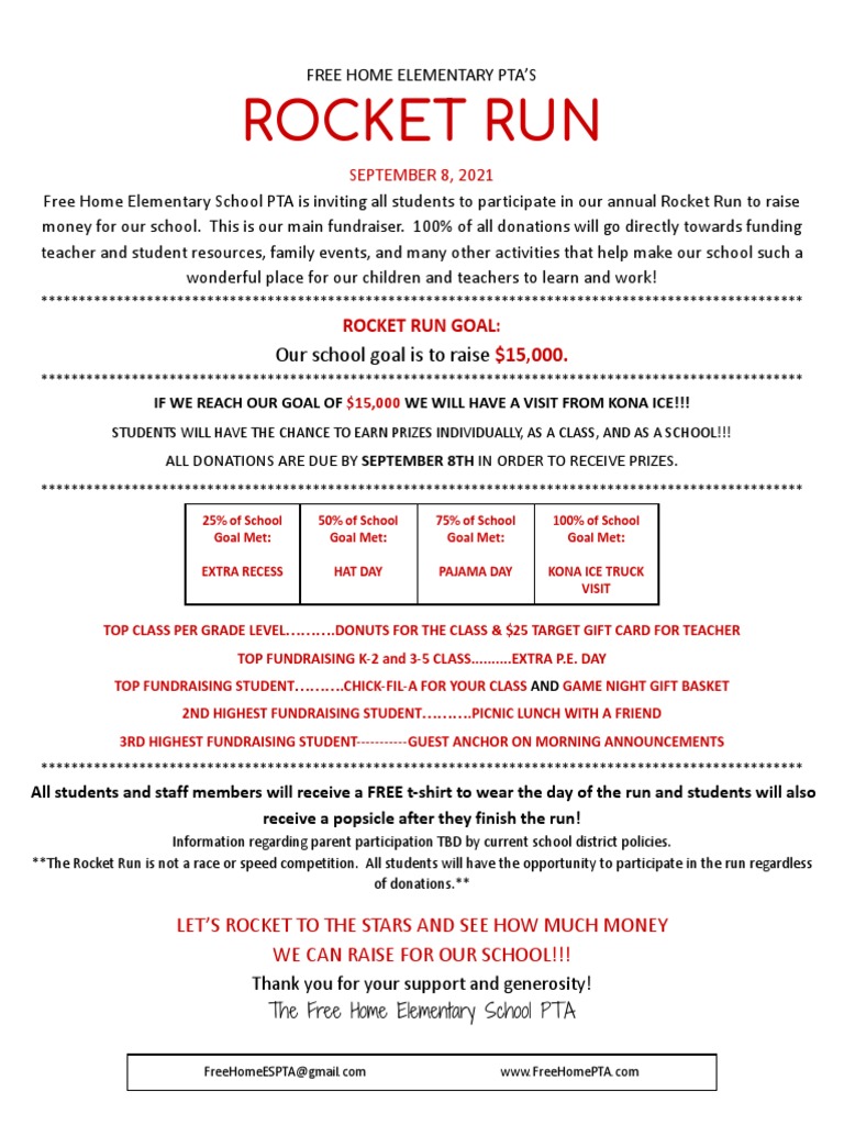 2021 Rocket Run Flyer | PDF
