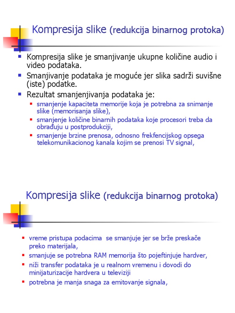 Kompresija Slike Za Studente | PDF