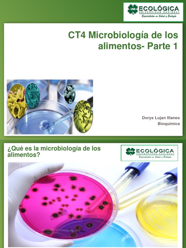 CT 4 Microbiologia de Los Alimentos - Parte 1 | PDF | Alimentos ...