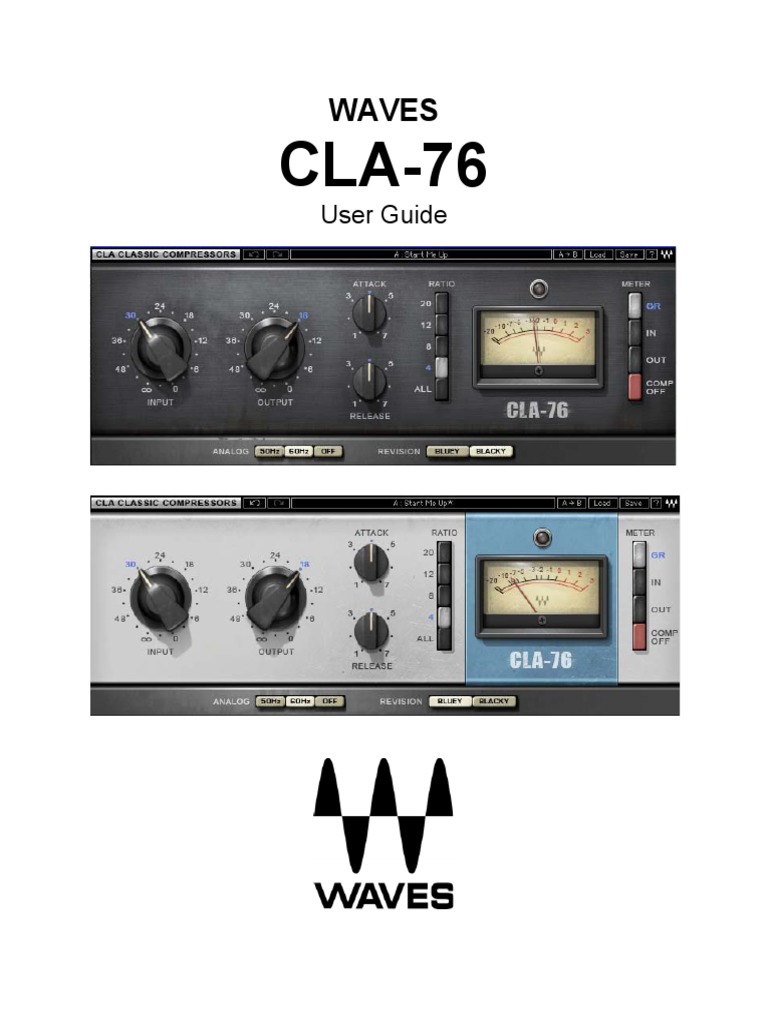 Cla 76 Compressor Limiter | PDF | Audio Engineering | Sound Production Technology