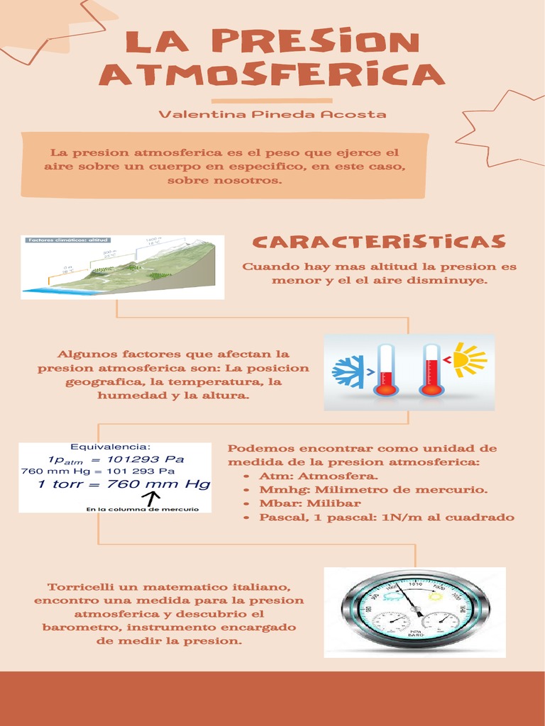 Características de la presión atmosférica | PDF