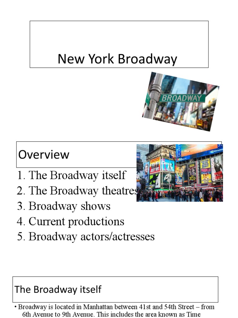 New York Broadway | PDF