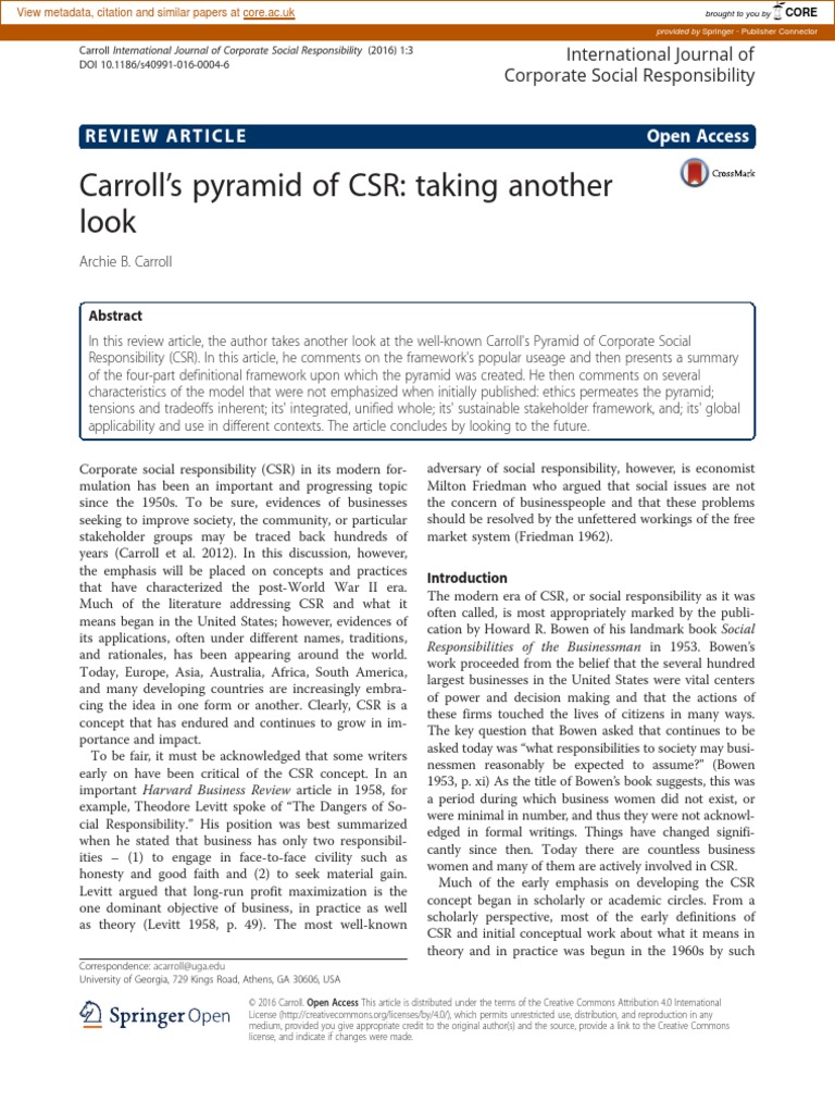 International Journal of Corporate Social Responsibility (2016) | PDF ...