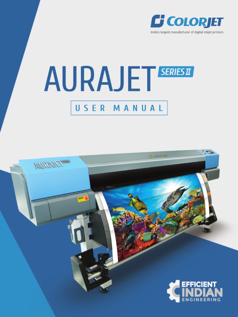 AuraJet Series II UserManual | PDF | Printer (Computing) | Menu (Computing)