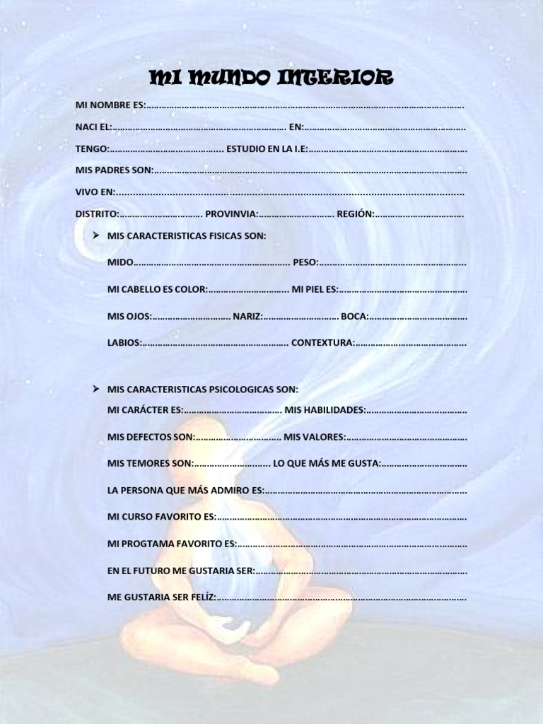 Mi Mundo Interior | PDF