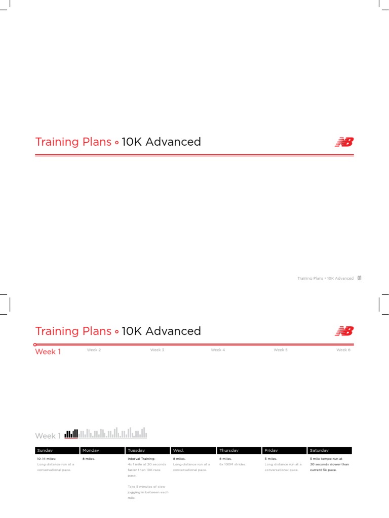 New Balance 10k Training Advanced | PDF | Motorsport Competitions