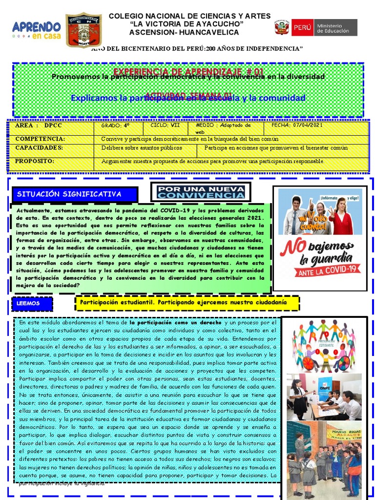Tarea Dpcc Pdf Democracia Ideologías Políticas 0725