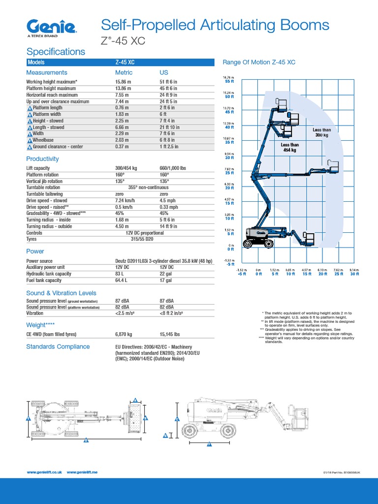 Genie Z45-25XC PDF Document ENG - 1 | PDF | Engines | Manufactured Goods