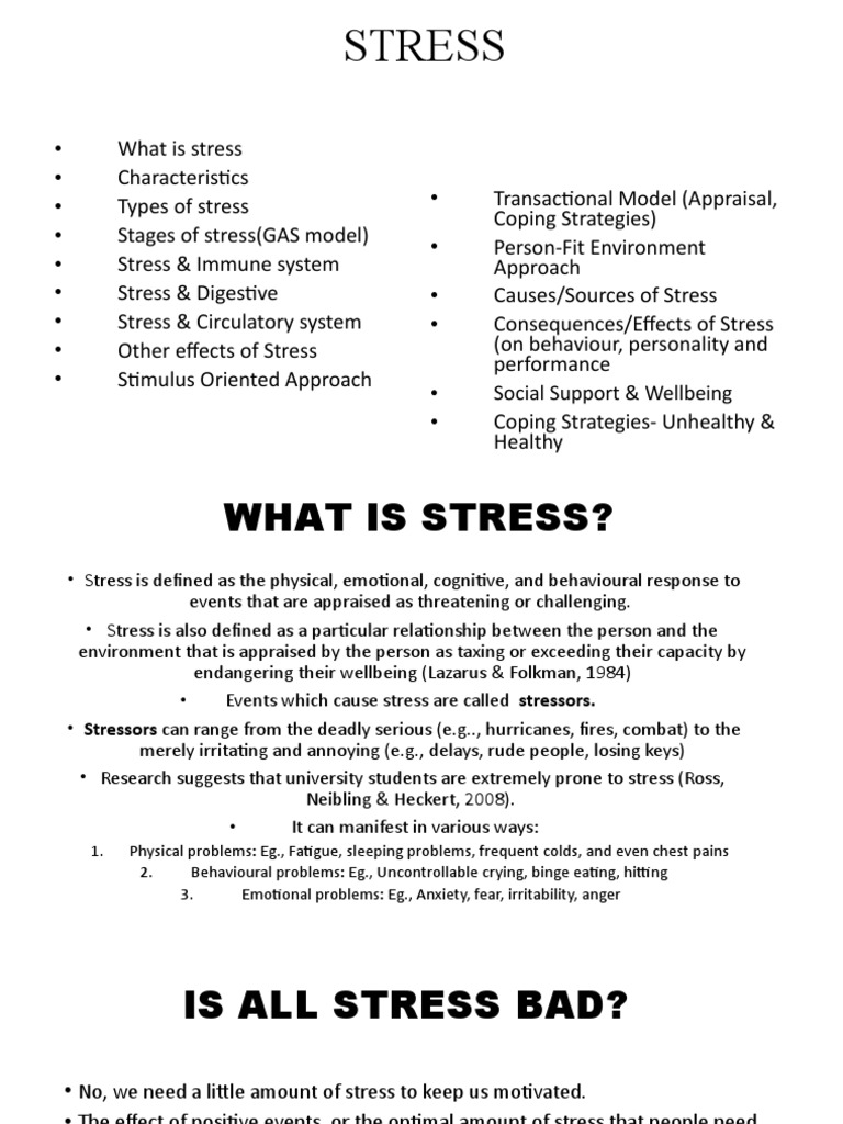 Stress & Coping Strategies | PDF | Stress (Biology) | Stress Management