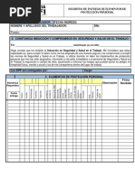 Bitacora Entrega de EPP | PDF