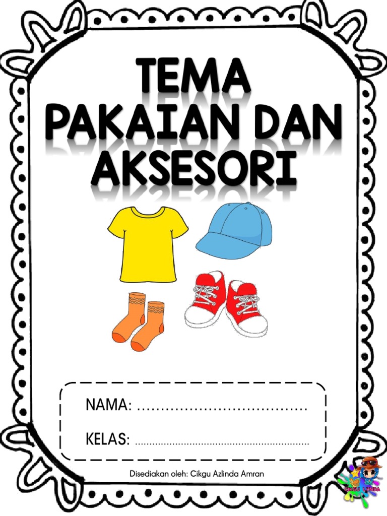 Lembaran Tema Pakaian Dan Aksesori New | PDF