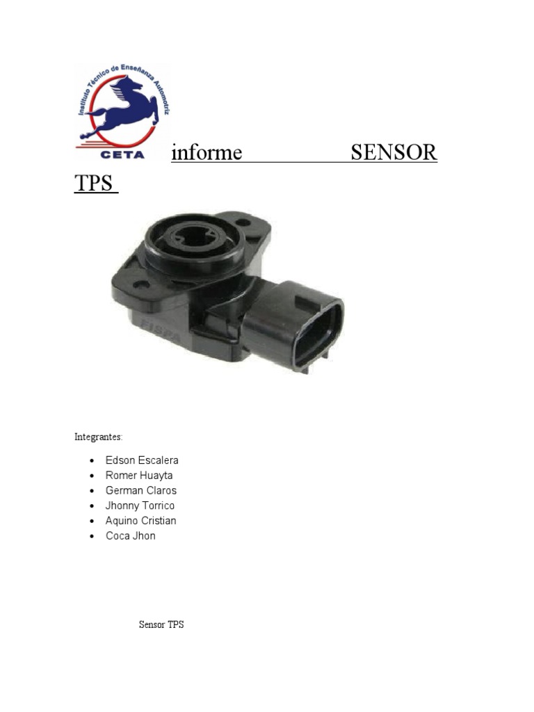 Sensor TPS Mixto | PDF