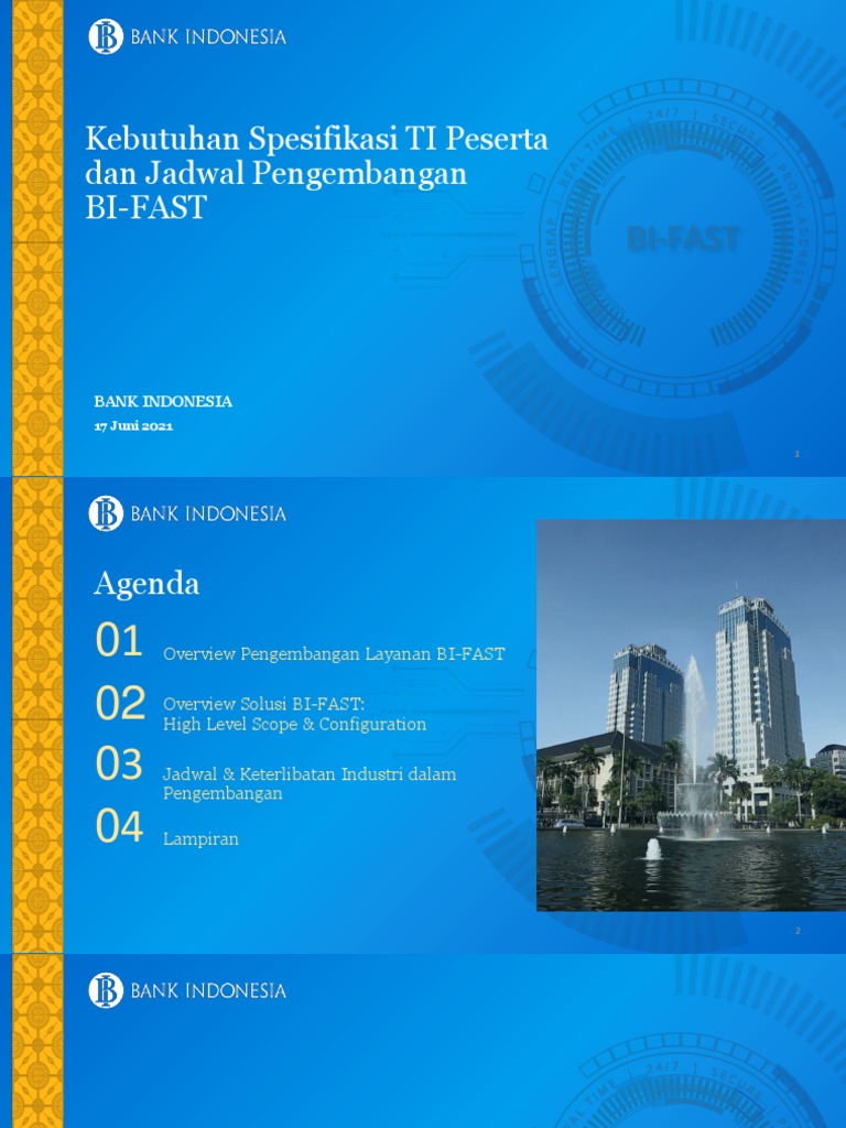 Tayangan Komunikasi BI-FAST DPSI - Final | PDF | 64 Bit Computing | Information Technology
