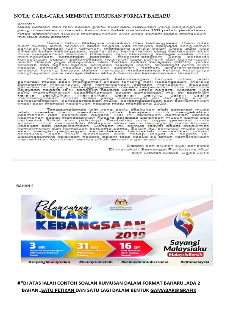 Cara Membuat Rumusan 2021 | PDF