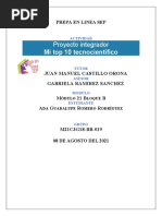 Proyecto Integrador Modulo 21 Prepa en Linea Sep | PDF