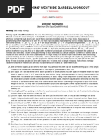 Convict Conditioning Charts | PDF | Arm | Musculoskeletal System
