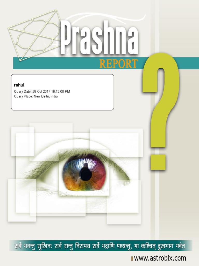 Prashna | PDF | Planets In Astrology | Hindu Astrology