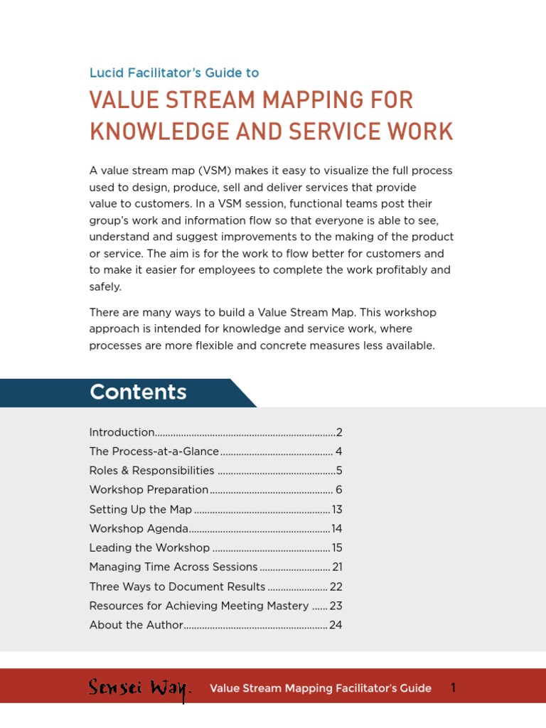 Value Stream Mapping Workshop Guide | PDF | Facilitator | Scope ...