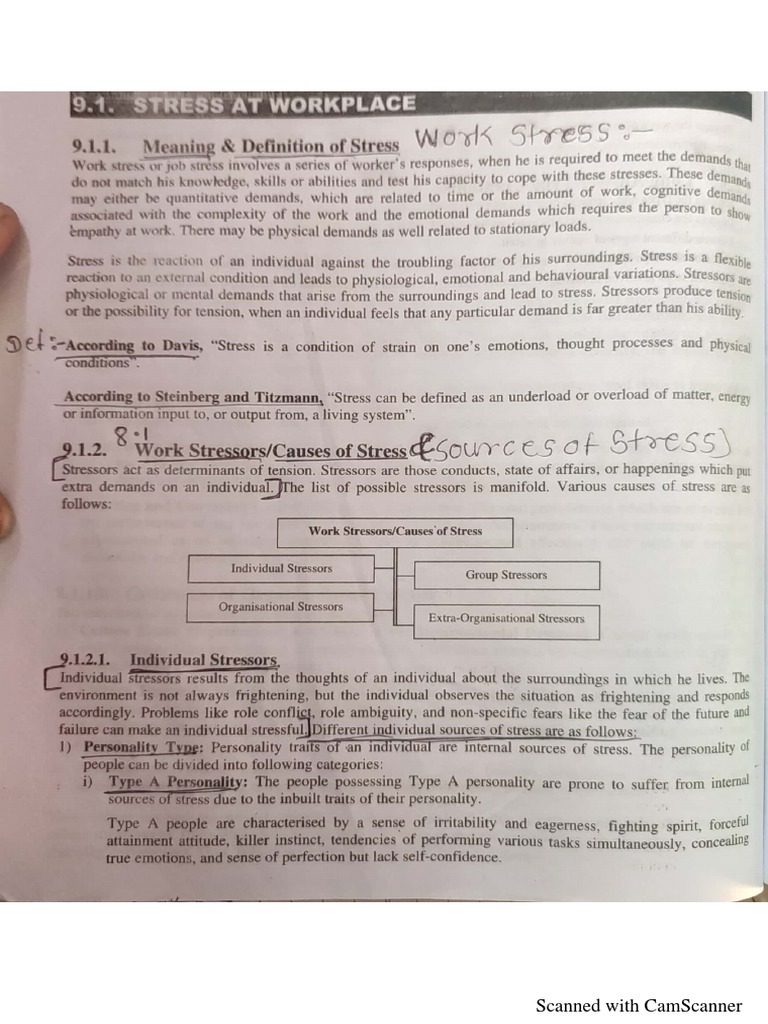 Chapter-8 - Stress Management and Conflict Management | PDF