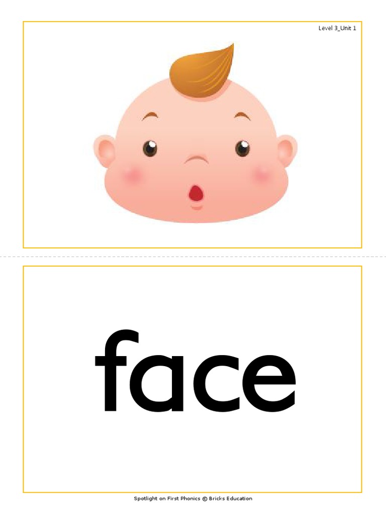 Spotlight On First Phonics 3 Flash Card | PDF | Wellness