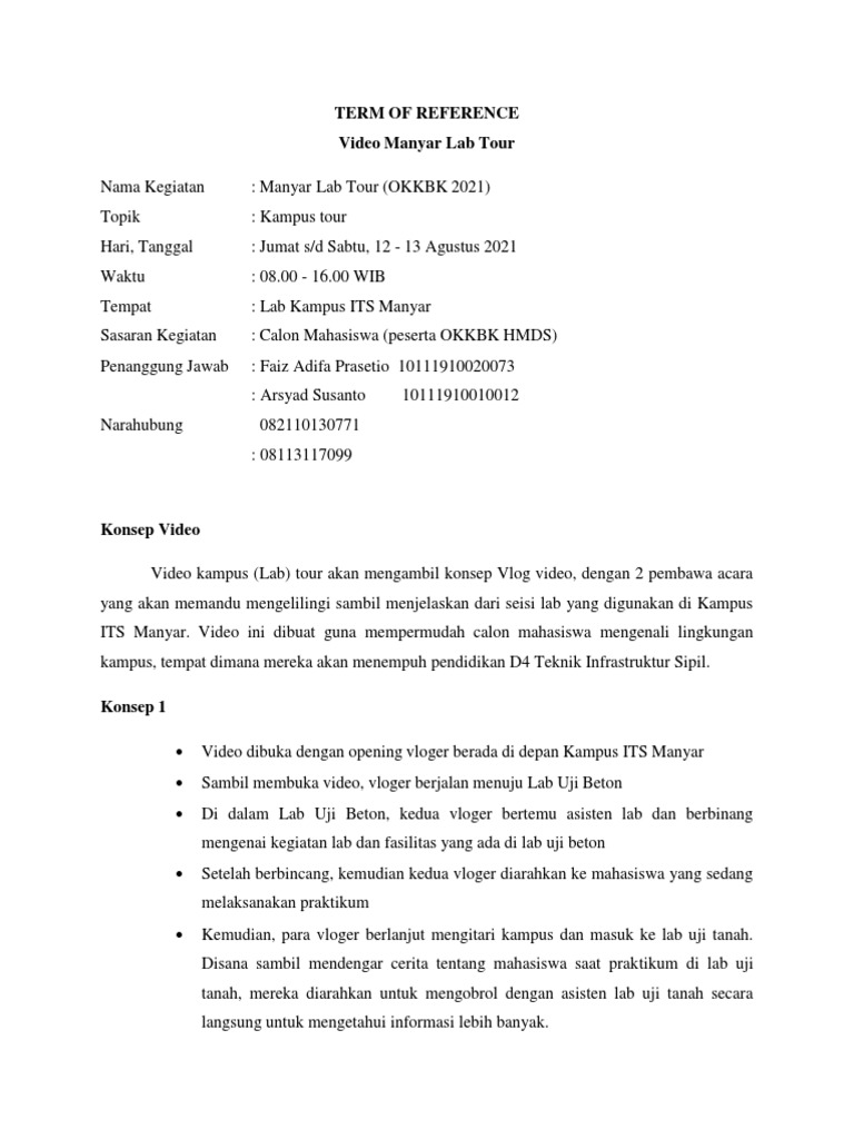 Tor Lab Tour Pdf