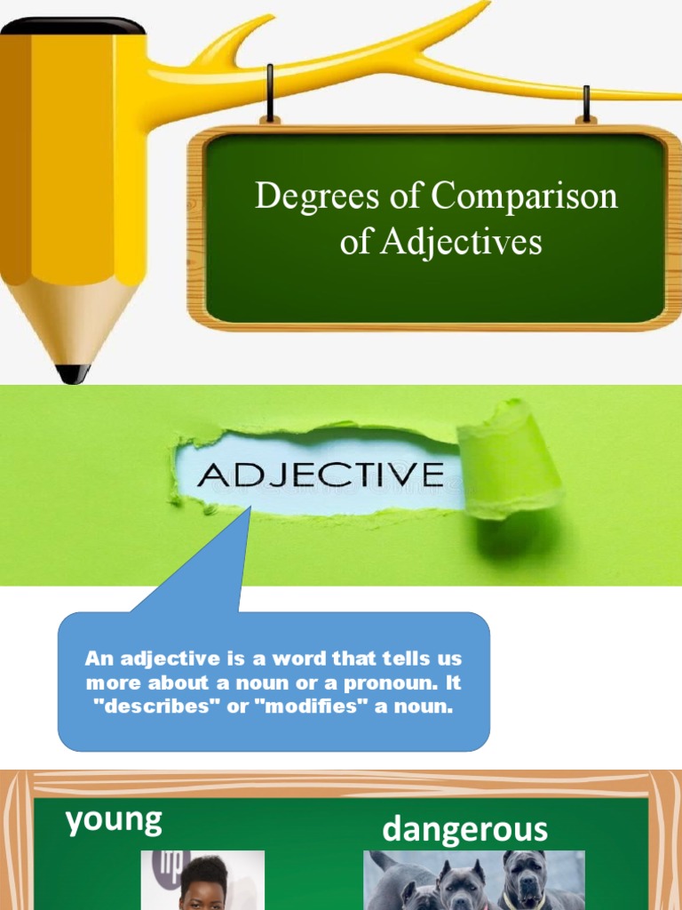 Degrees of Comparison of Adjectives | PDF