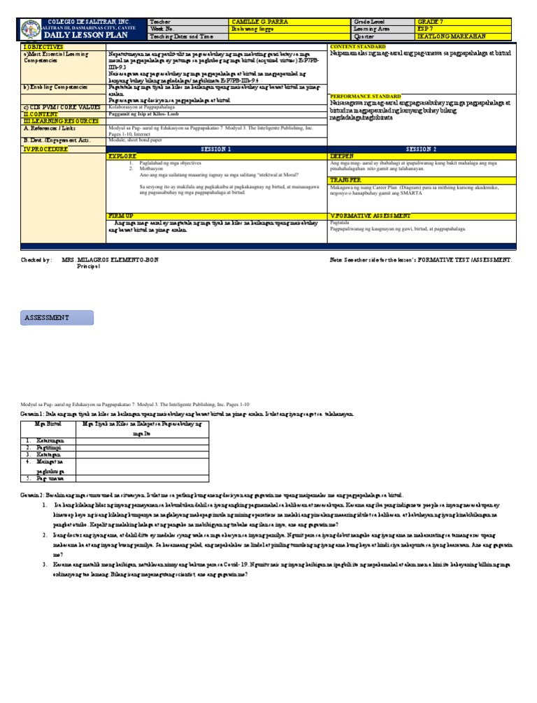LP Esp 7 W2 3RD | PDF