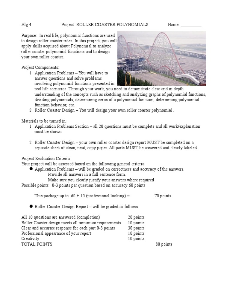 Target 22 Polynomial Project | PDF | Polynomial | Zero Of A Function
