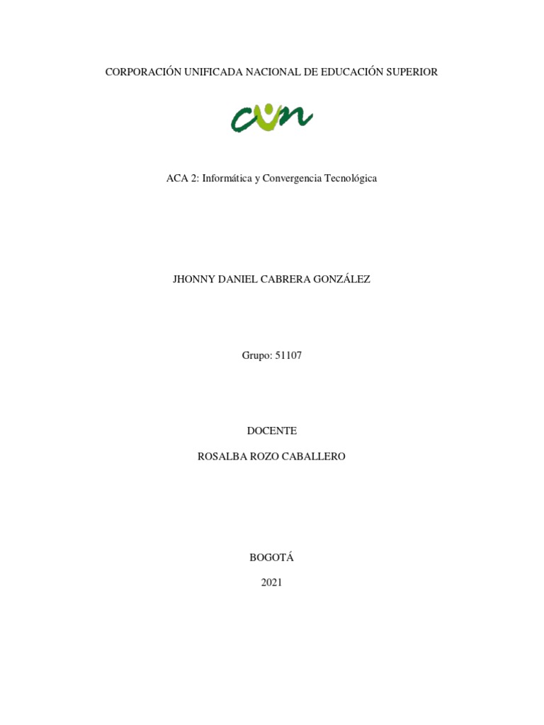 Aca 2 Informatica y Convergencia Tecnologica | PDF | Biodiversidad | Ecosistema