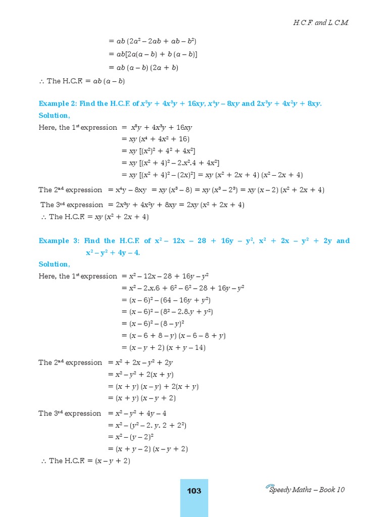 Speedy Maths Book 10 - Chap-8-11 | PDF | Mathematics | Arithmetic