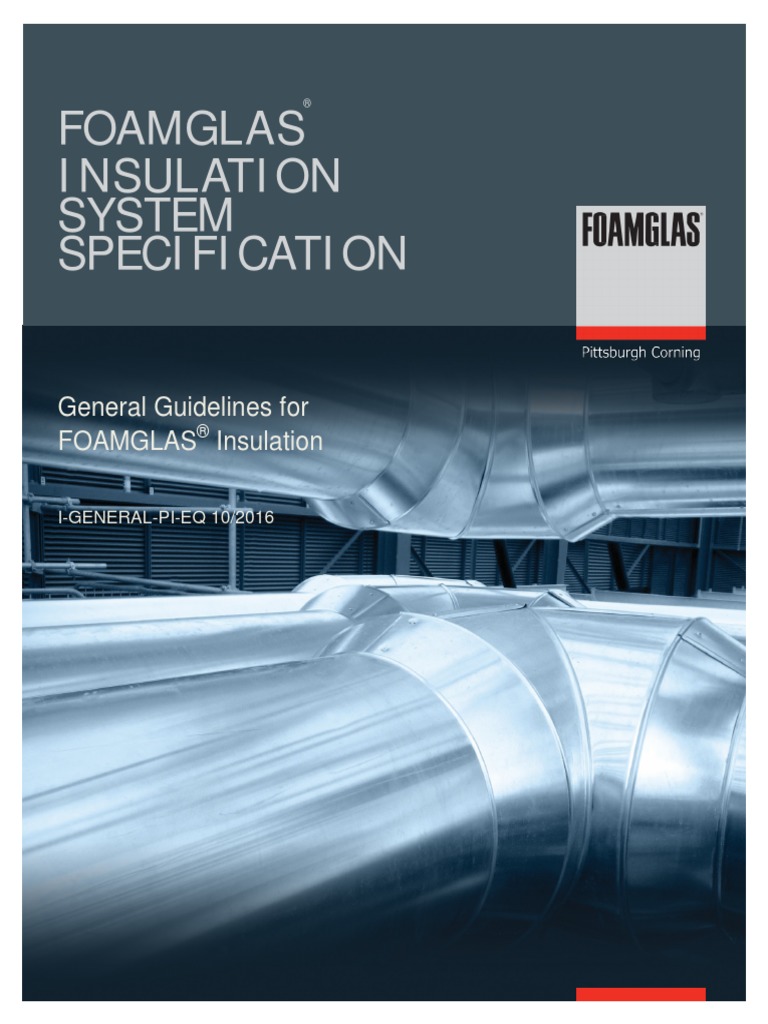 Foamglas Insulation System Specifications | PDF | Specification ...