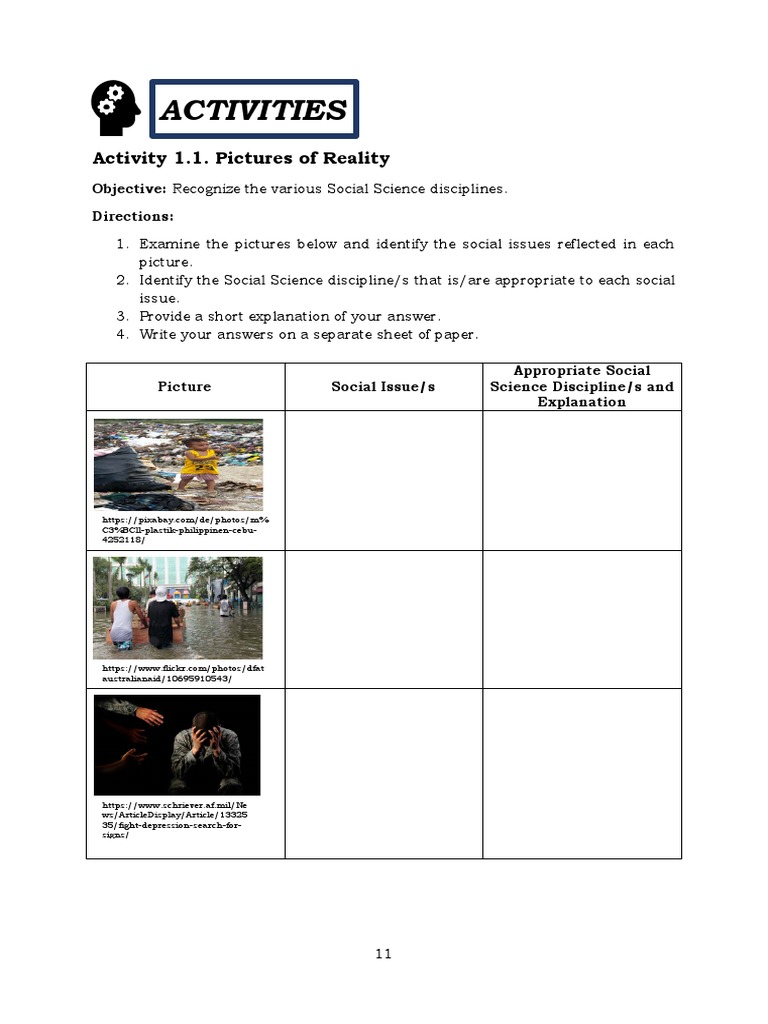 3RD Module Activity 1 and 2 Social Sciences | PDF | Social Sciences ...
