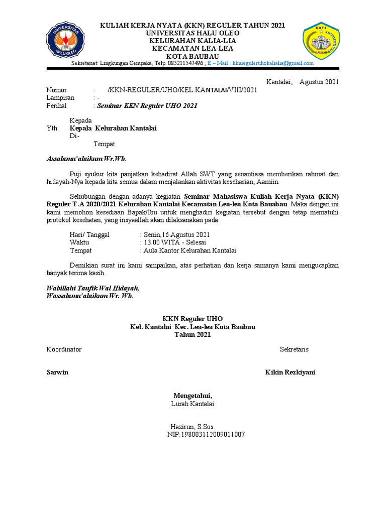 Surat Penyambutan-3 | PDF