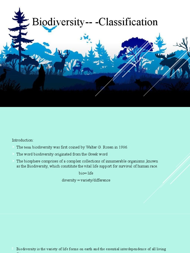 Understanding Biodiversity Classification | PDF | Biodiversity | Life