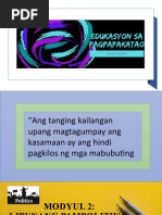 EsP 9 Q1 Module 2 | PDF