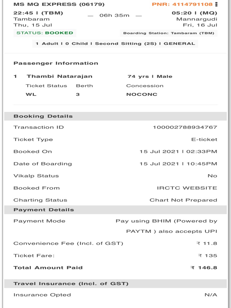 IRCTC Next Generation Eticketing System 2 | PDF | Money | Services (Economics)