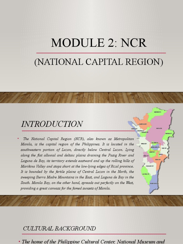 NCR: Culture and Literary Heritage | PDF | Metro Manila | Philippines